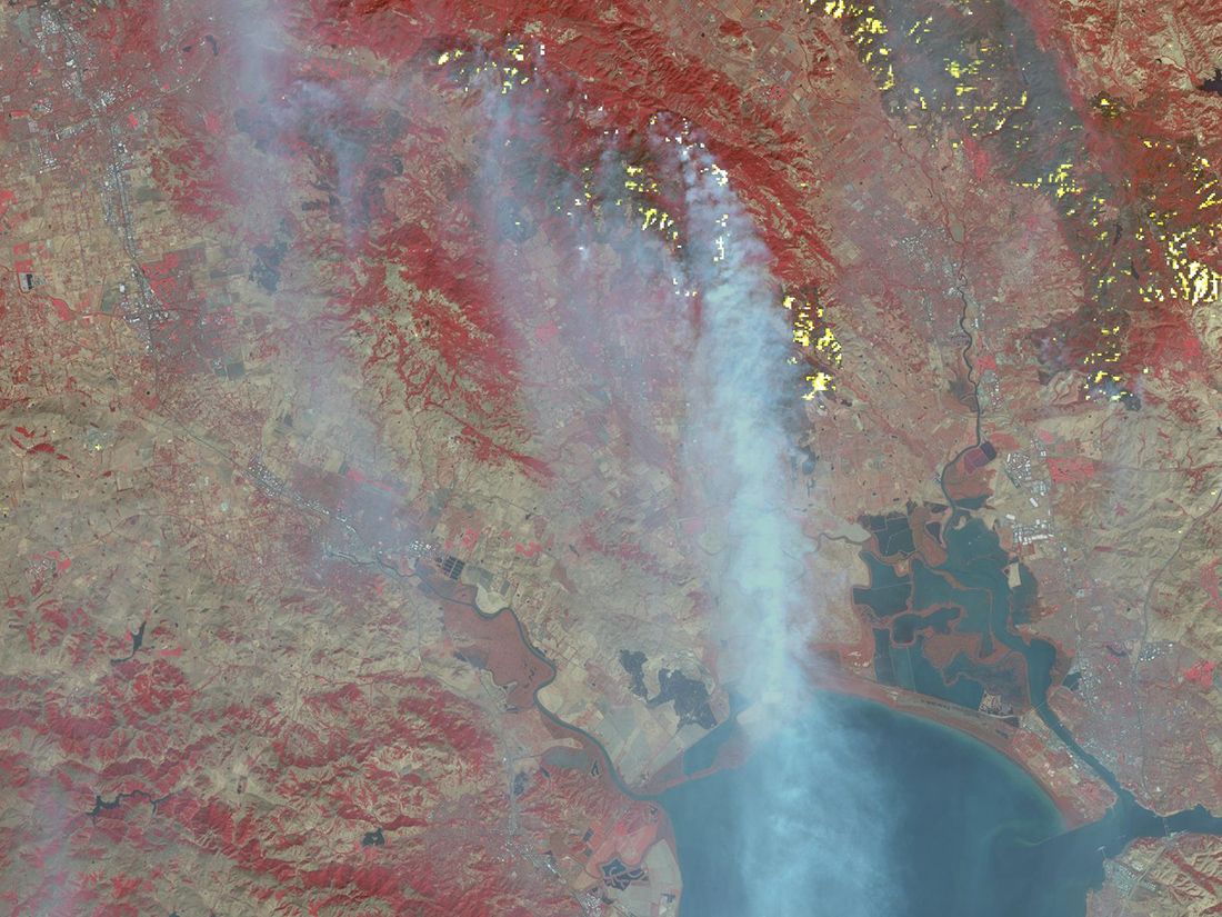Satellite Photos of California's Devastating Wildfires (Gallery) | Space