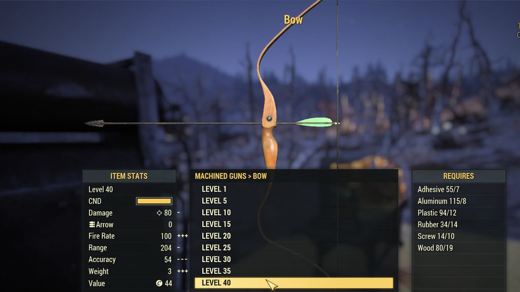 How to get the Fallout 76 bow | PC Gamer