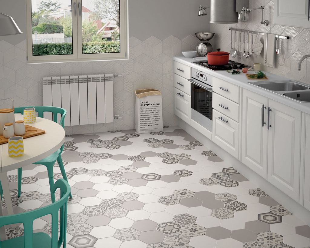 Kitchen floor tile ideas – 16 stylish tile designs for kitchen floors ...