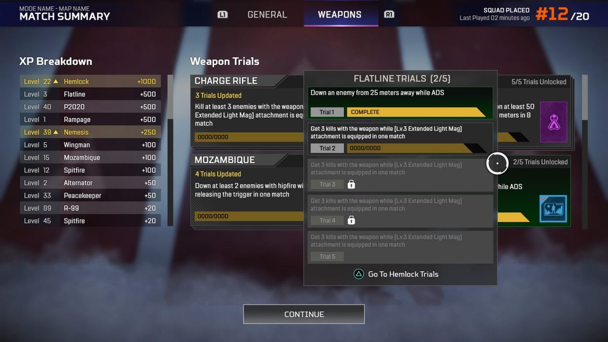 Apex Legends' "new long-term progression system" lets you master guns ...