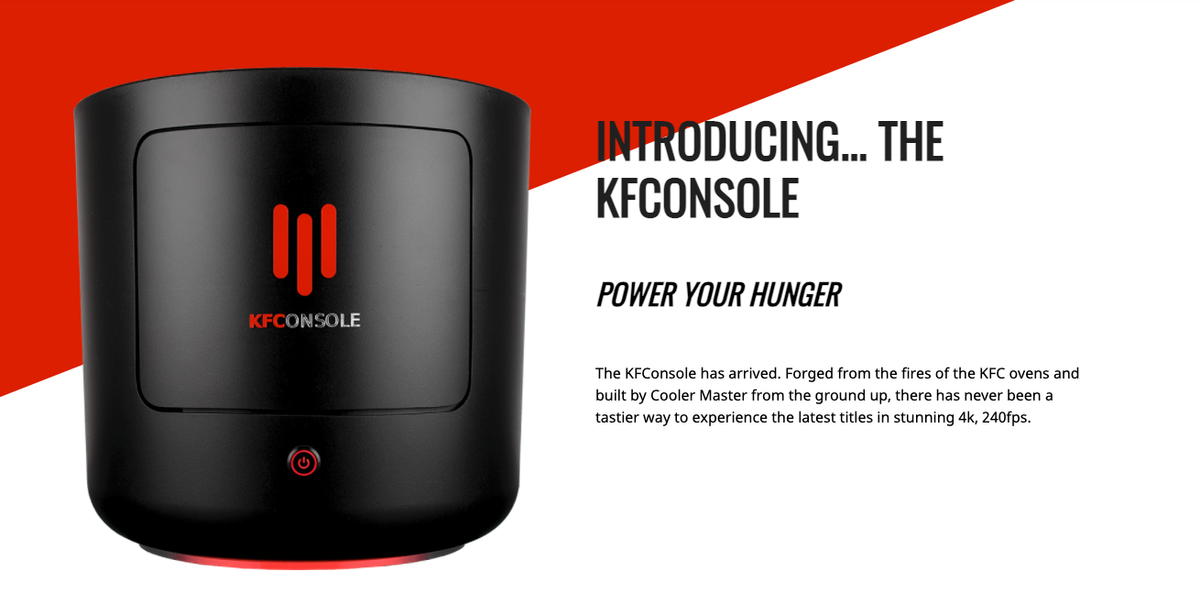 KFC launches bizarre new games console (because... 2020) | Creative Bloq