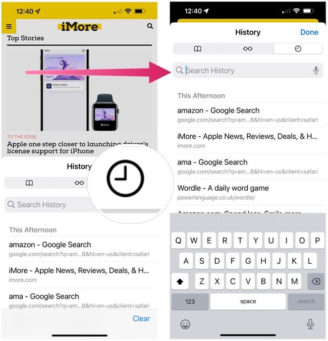 How to view and clear your web browsing history in Safari on iPhone or ...