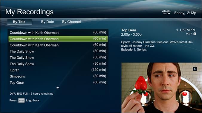 Cable-Tec Expo 2009: Cisco Debuts 'Blue' IPTV Guide For Cable | Next TV