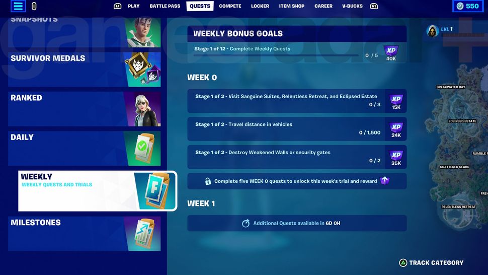 Fortnite Quests in Season 4 of Chapter 4 | GamesRadar+