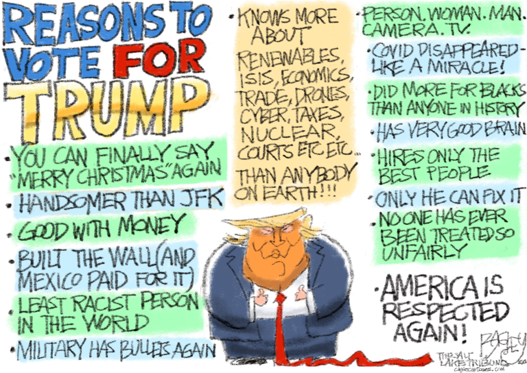 Political Cartoon U.S. Trump 2020 | The Week