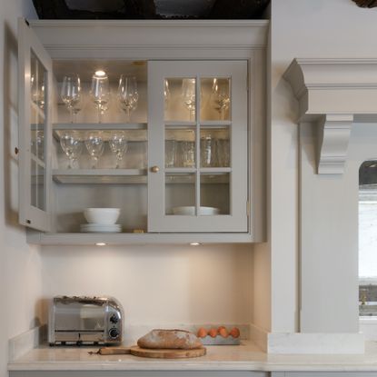 10 Glass kitchen cabinet ideas - the trend to embrace now | Ideal Home