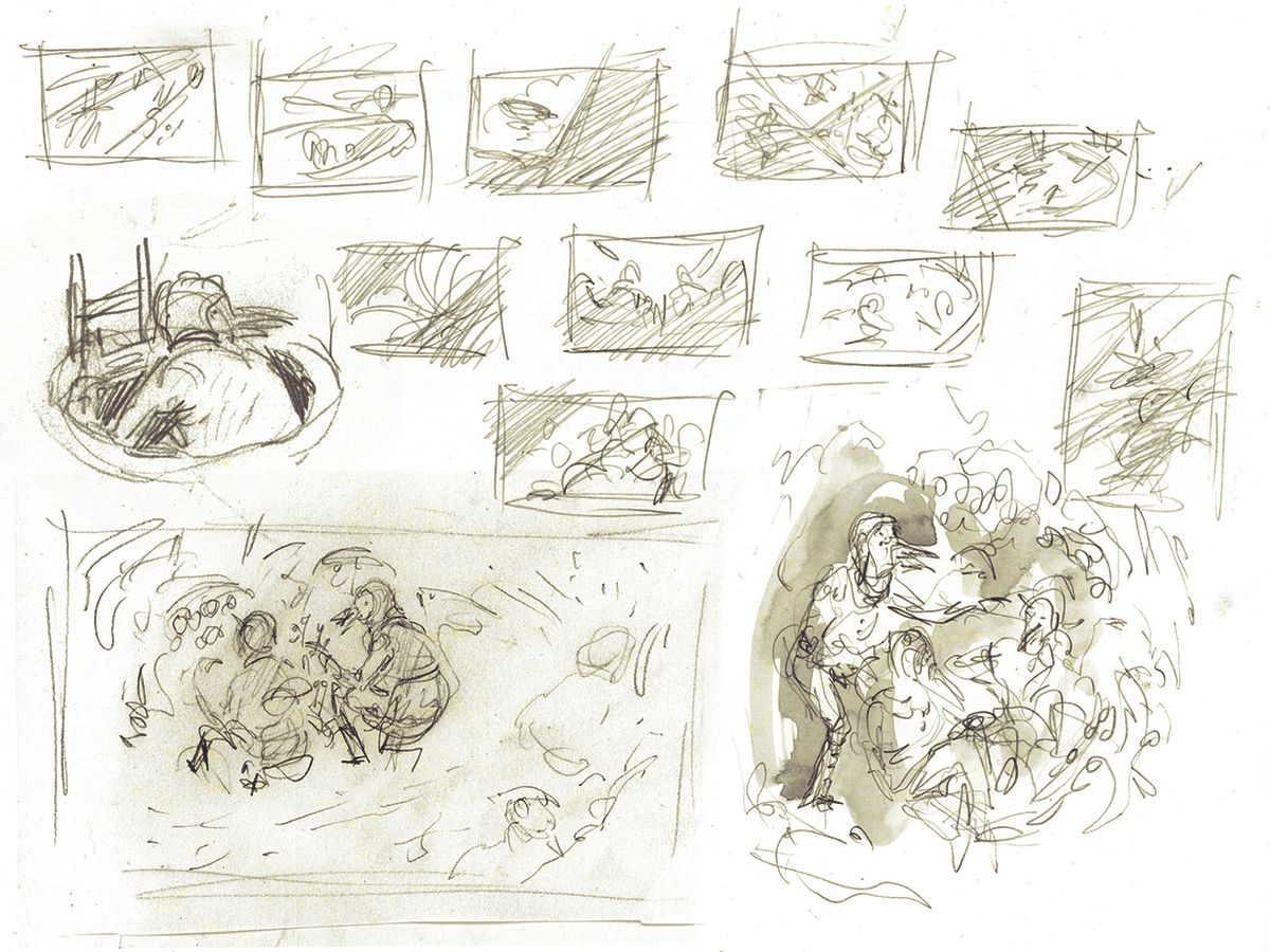 How to draw a scene in graphite | Creative Bloq