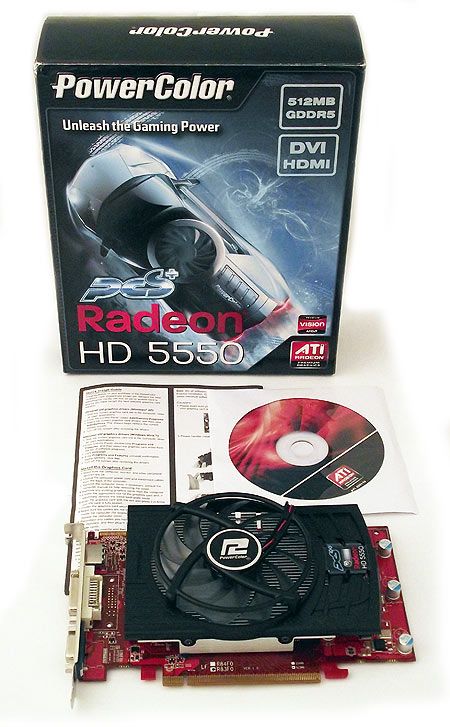PowerColor PCS+ HD 5550 GDDR5 - Radeon HD 5550 And 5570: Pumped Up With ...