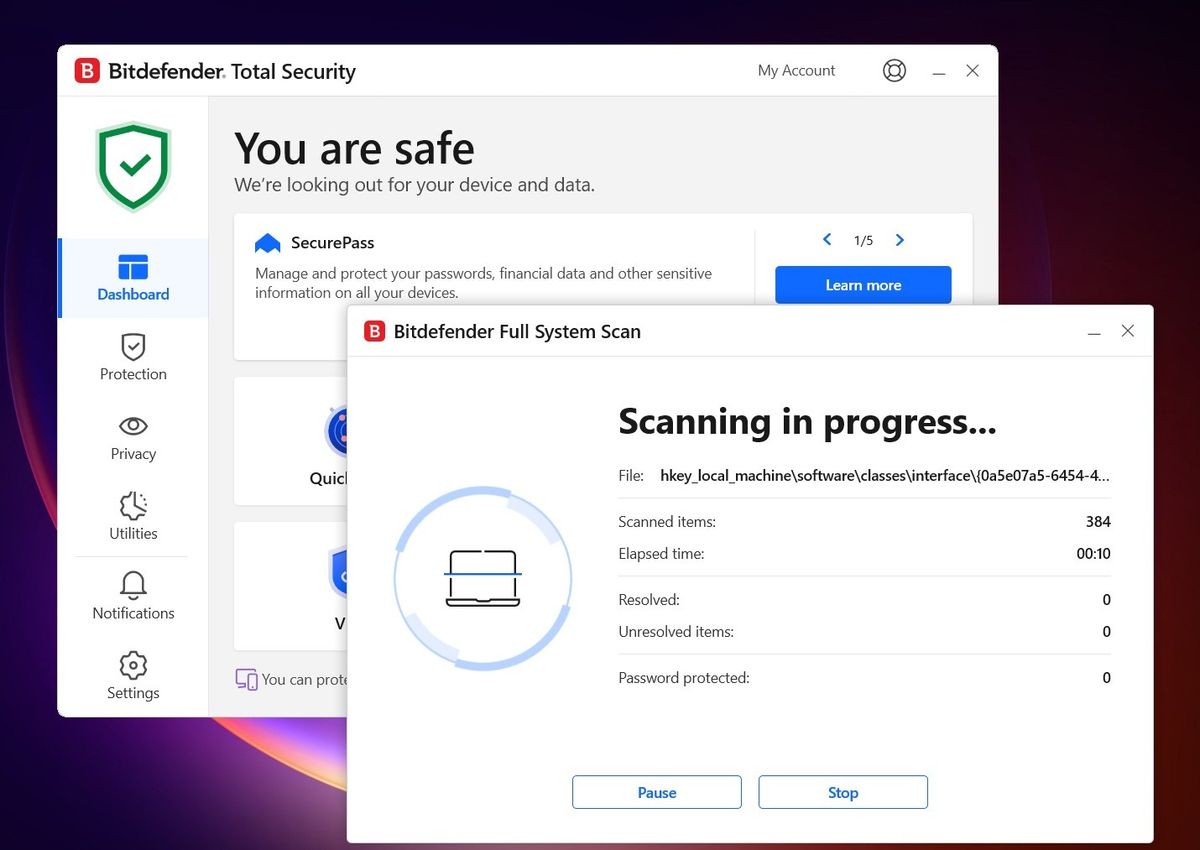 I tested Bitdefender and McAfee in an antivirus software showdown, and ...