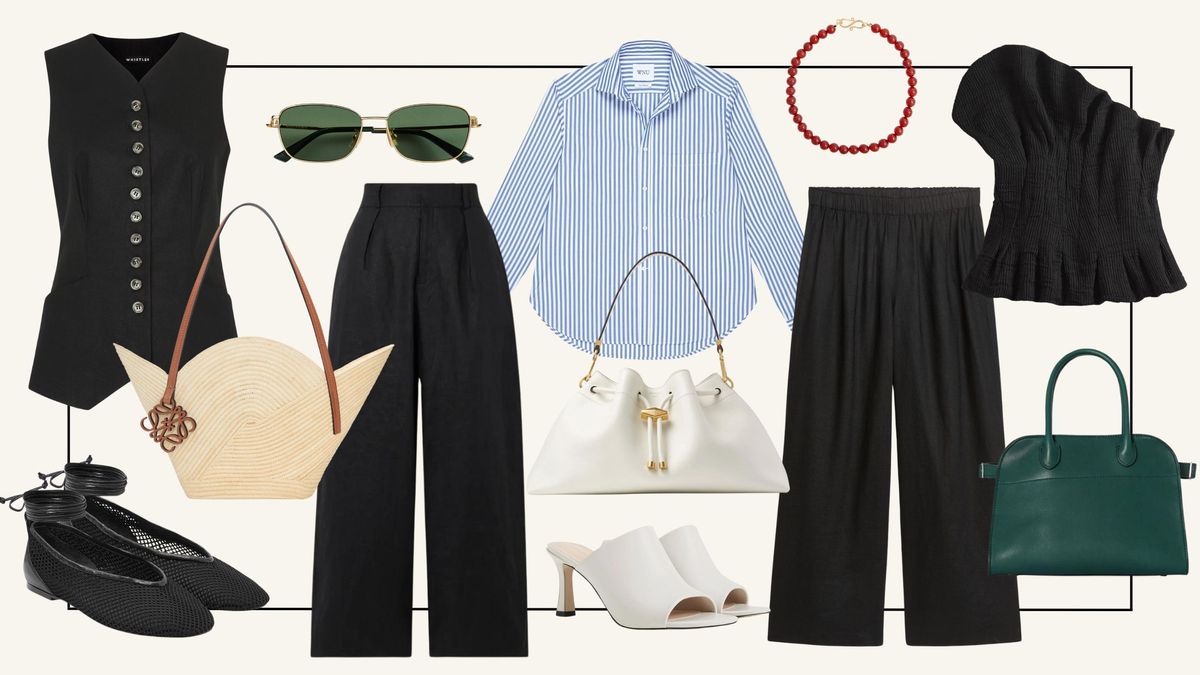 4 Ways I'm Styling Black Linen Trousers for Summer 2024 | Who What Wear