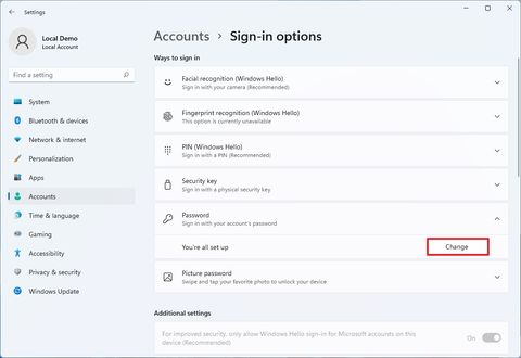 How to manage user account settings on Windows 11 and Windows 10 ...