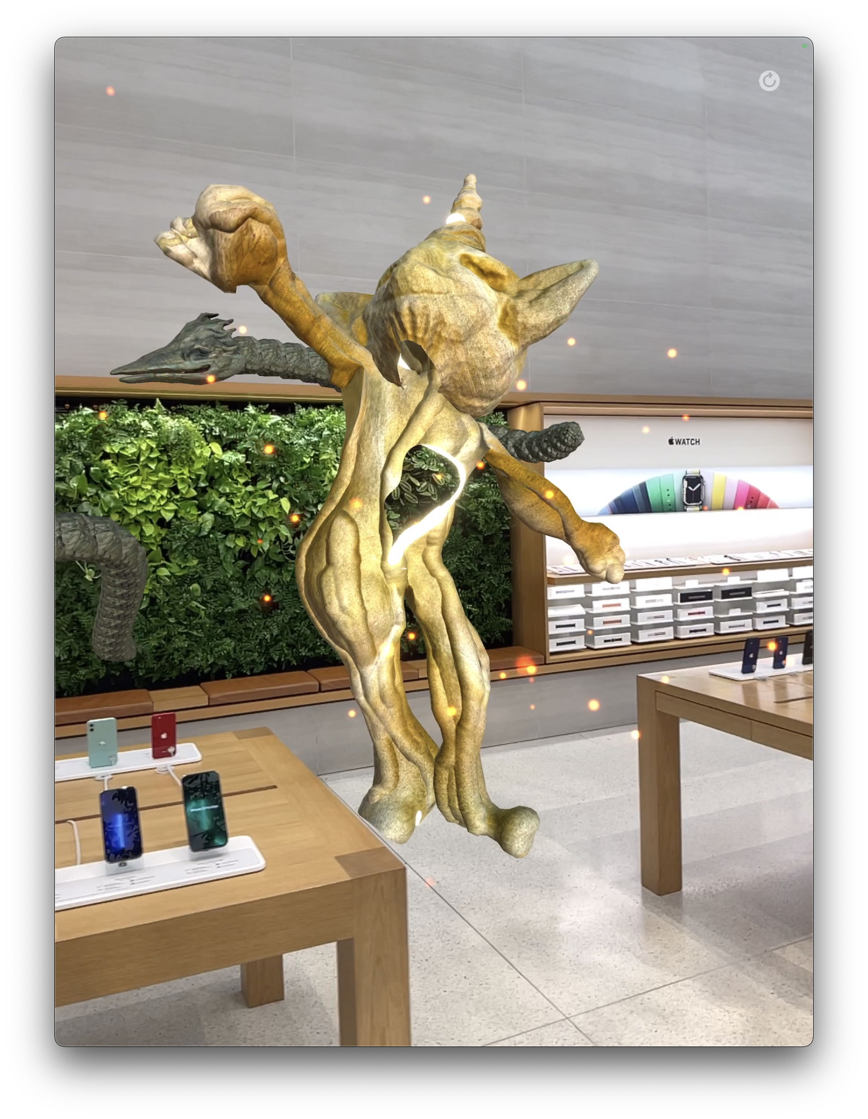 An AR art wonderland lurks inside Apple's new London store | Wallpaper*