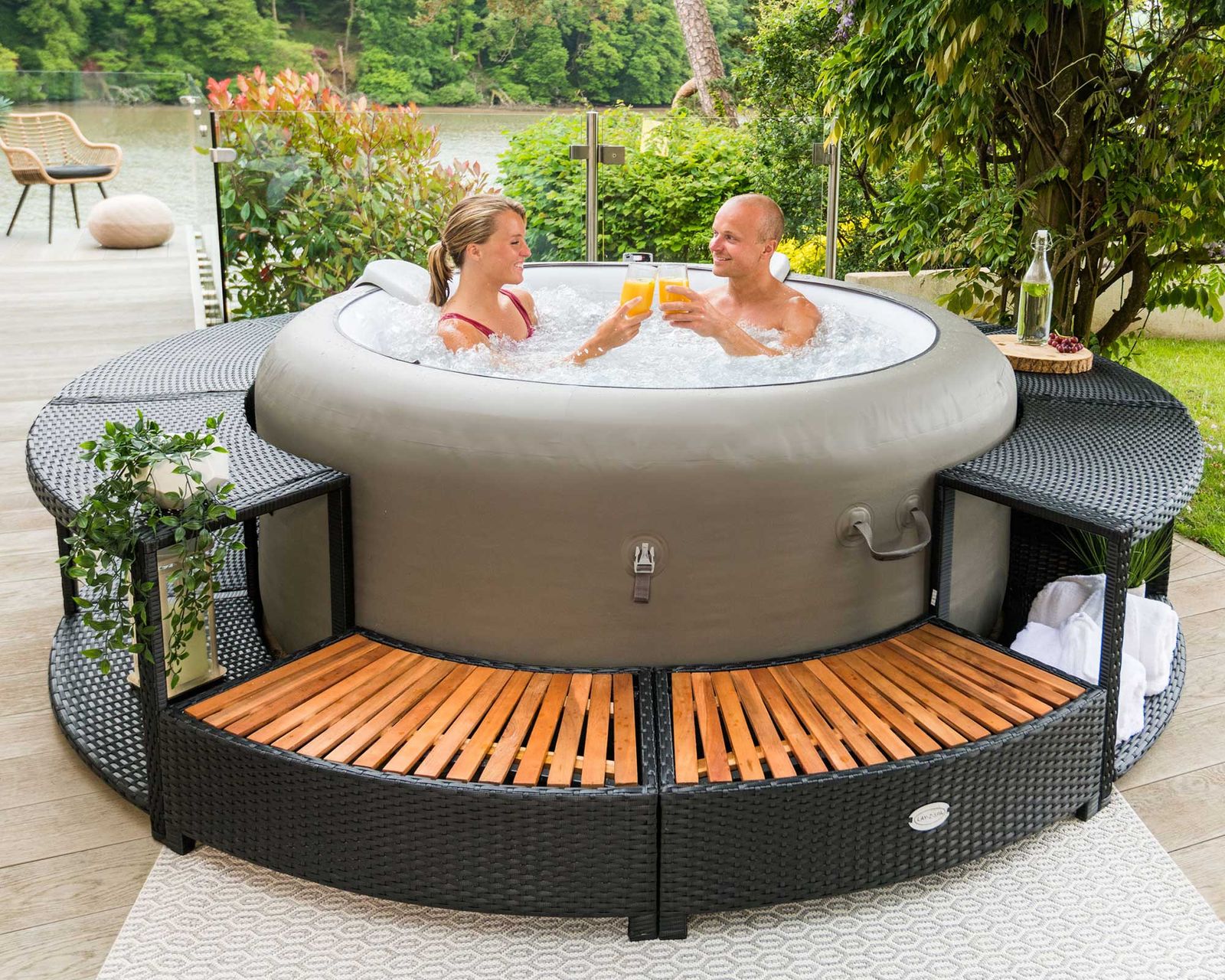 Hot tub surround ideas: 12 ways to elevate your outdoor spa | Gardeningetc