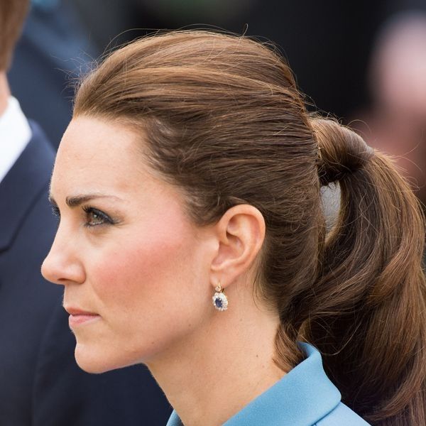 Kate Middleton's Ponytail - How To Get Kate Middleton's Hair | Marie Claire