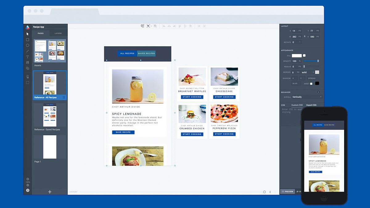 Make a hi-fidelity prototype in Atomic | Creative Bloq