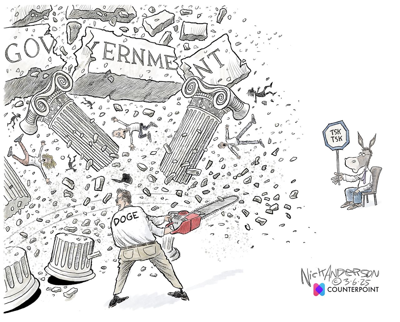 Today's political cartoons - March 9, 2025 | The Week