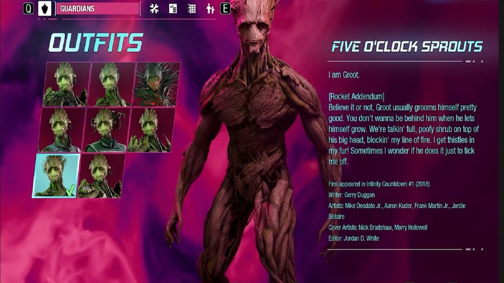 All Marvel's Guardians of the Galaxy outfits locations | PC Gamer