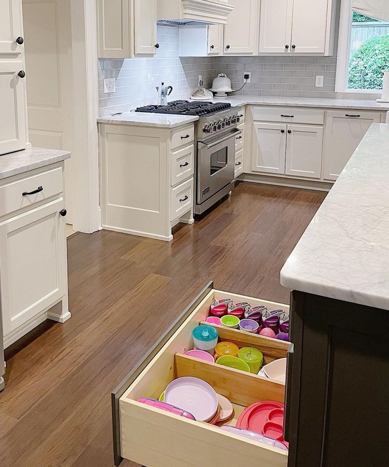 How to organize Tupperware and food storage containers | Real Homes
