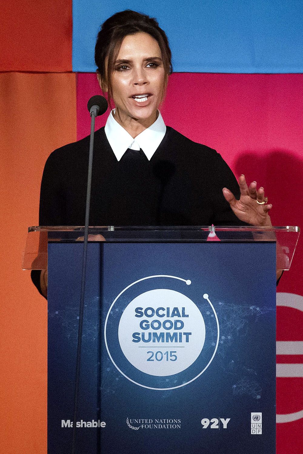 Victoria Beckham Speaks At UN Social Good Summit | Marie Claire UK