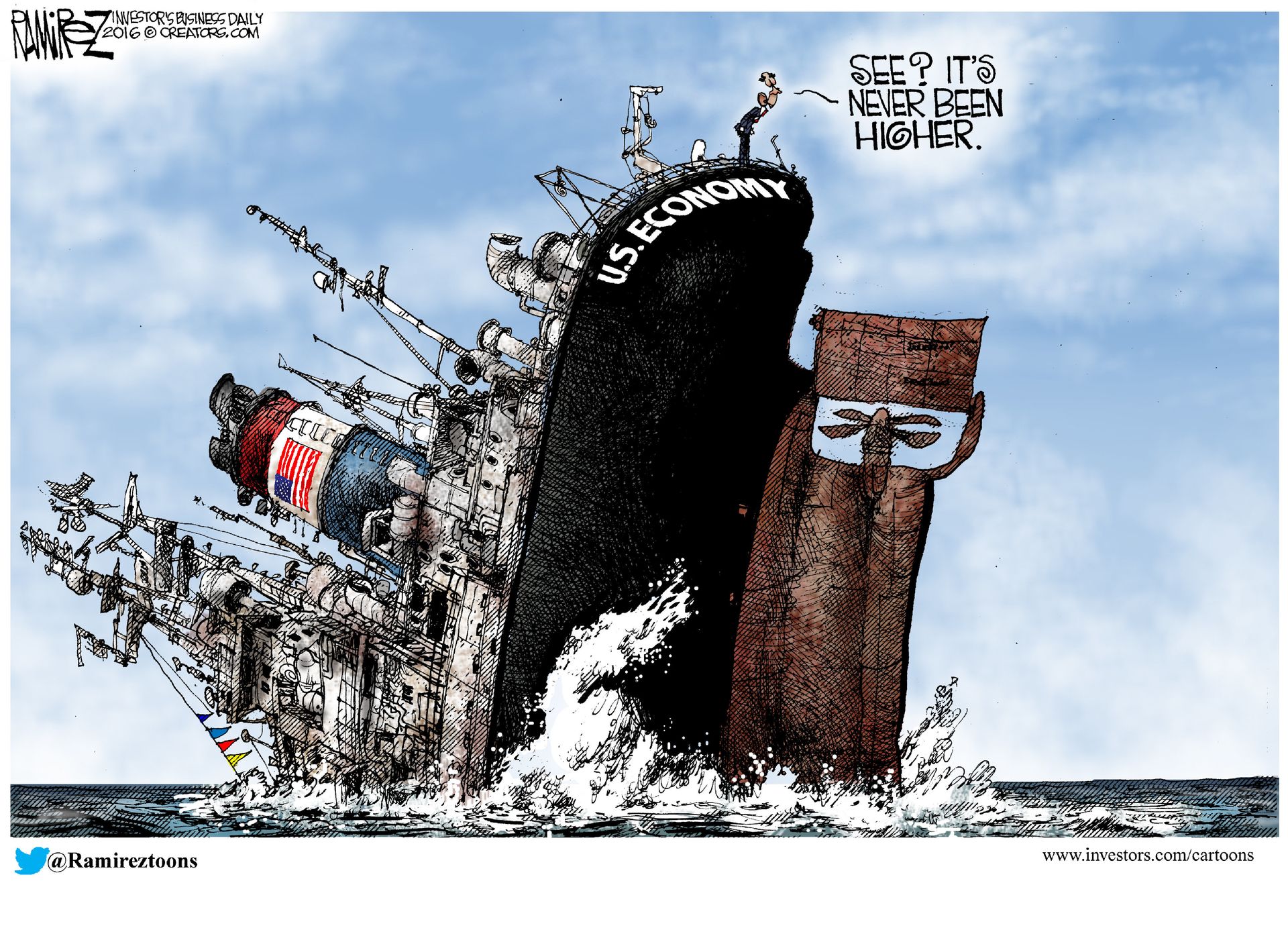 Obama Cartoon U.S. U.S. Economy 2016 | The Week