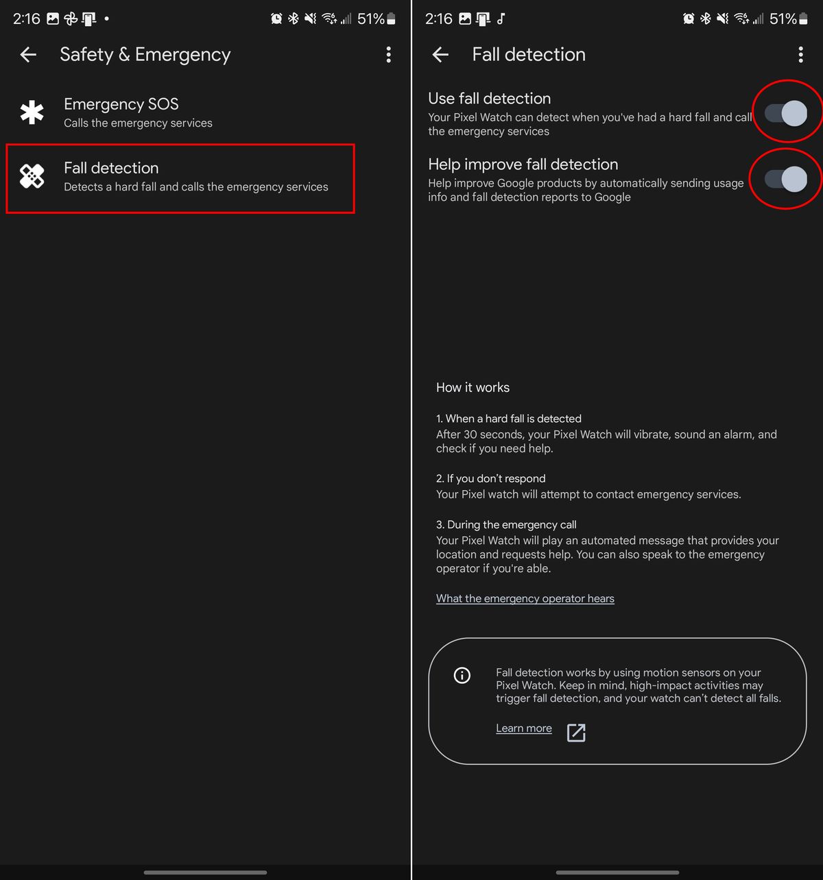 How to enable fall detection on the Pixel Watch | Android Central