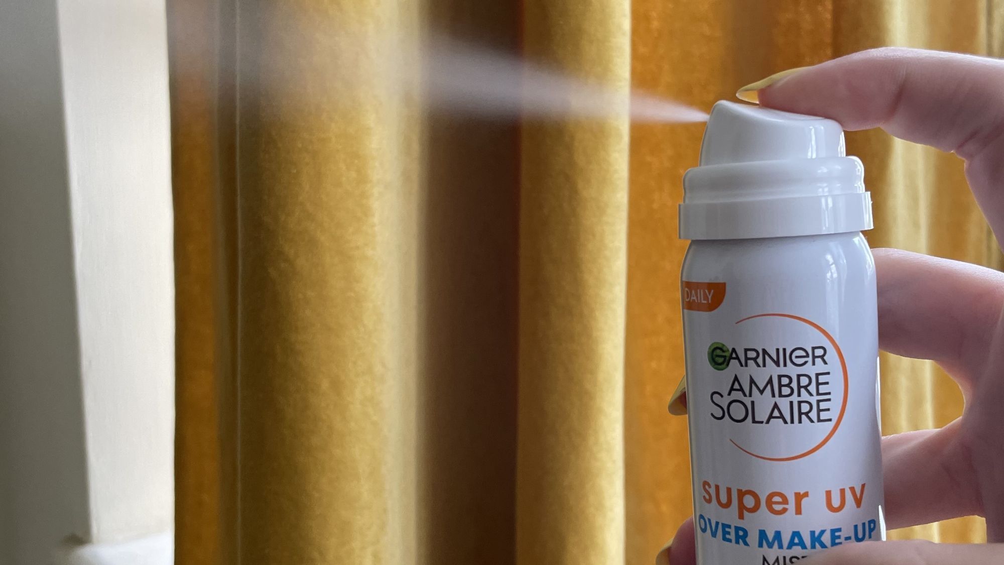 Garnier Super UV Over Make-up Mist: An Editor's Review | Marie Claire UK