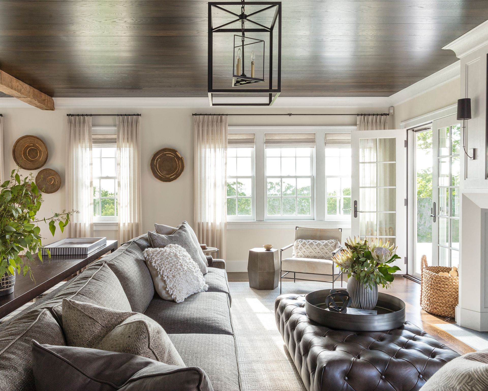 An modern farmhouse renovation of a 1990s home in Dutchess County, New ...