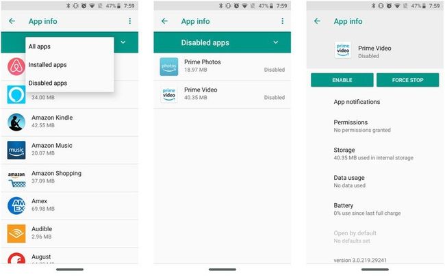 How to remove Amazon apps and services from an Alexa Built-In phone ...