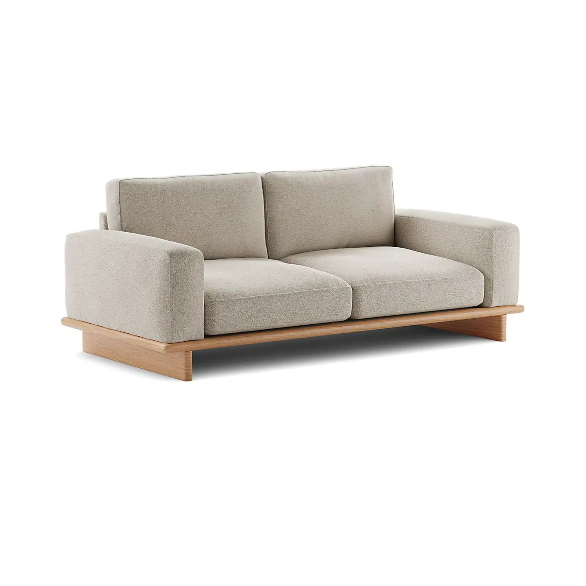 Dunelm's take on the wooden sofa trend proves it's comfy | Ideal Home