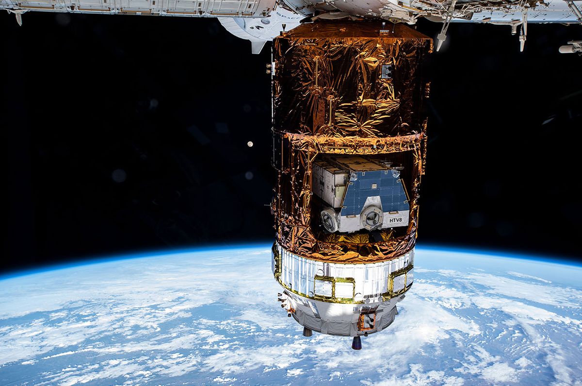 Japan's final HTV cargo spacecraft leaves space station for fiery end ...