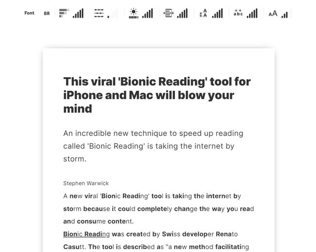 Viral 'Bionic Reading' tool now available as a Chrome extension | iMore
