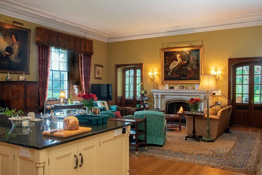 A sprawling and beautiful estate with a magnificent house at its centre ...