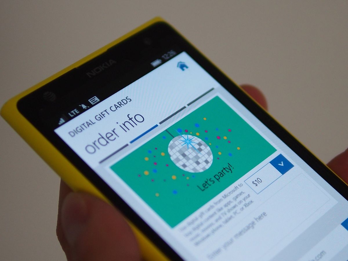Microsoft's Digital Gift Cards app lets you give the gift of apps ...
