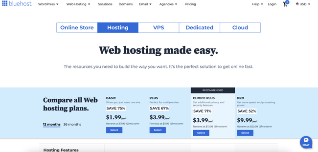Bluehost Coupons Codes in August 2025 | Exclusive 66% OFF