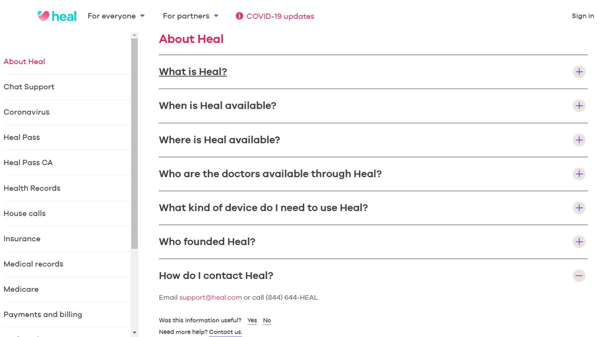 Heal telehealth service review | TechRadar