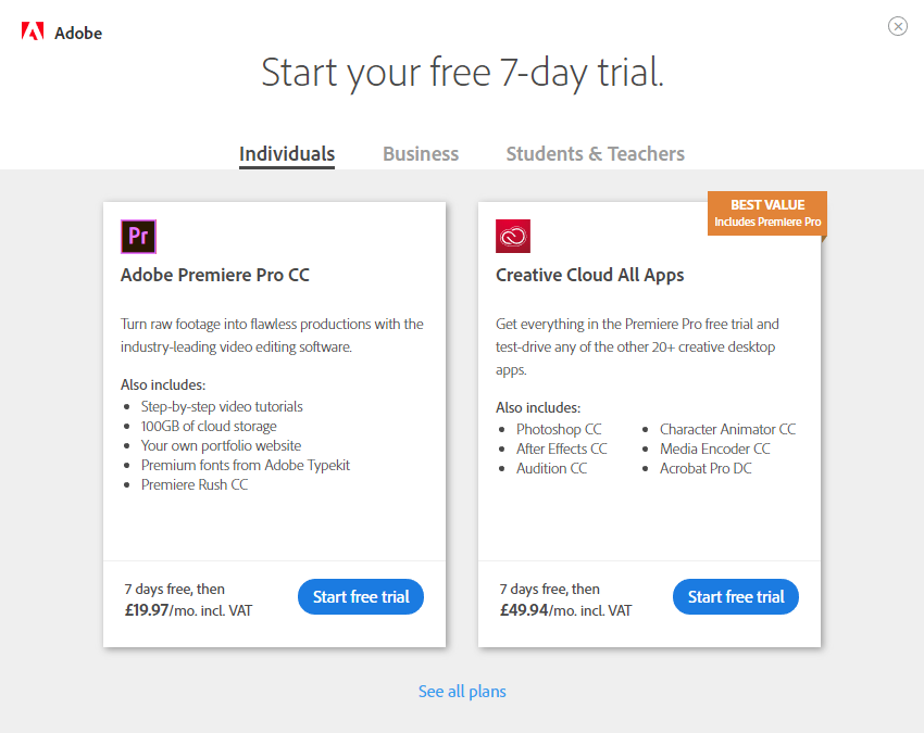 How to get an Adobe Premiere free trial | Windows Central