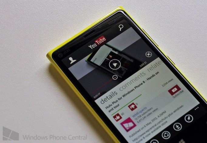 Official YouTube app for Windows Phone 7 and 8 is back and now ...
