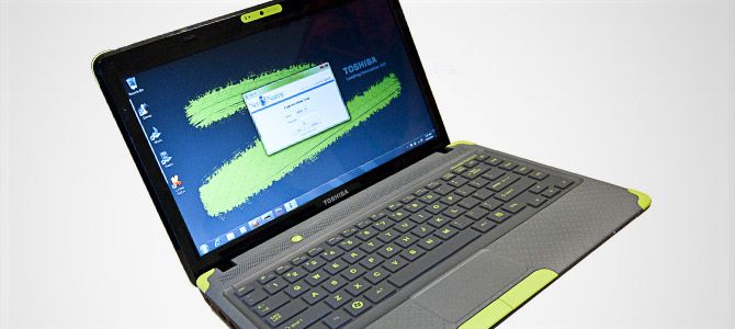 Video Hands-on: Toshiba Satellite L635 Kids' PC Has Wipeable Keyboard ...