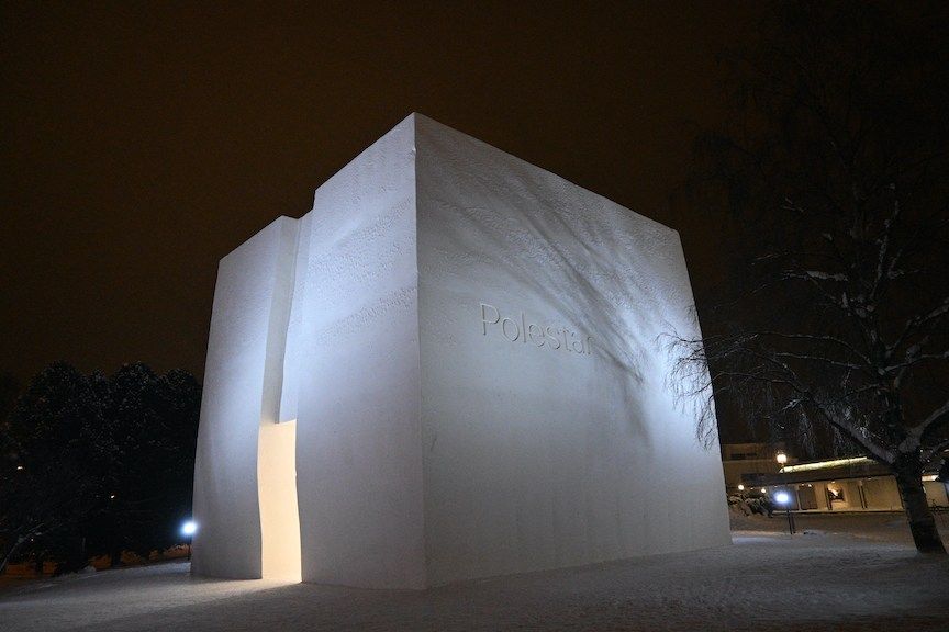 Polestar Snow Space: showroom built of snow in Finland | Wallpaper