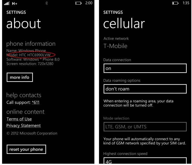 You can use your T-Mobile or AT&T SIM in a Verizon HTC 8X | Windows Central