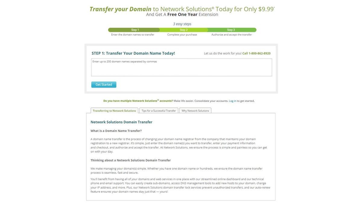 Network Solutions domain registration service review | TechRadar
