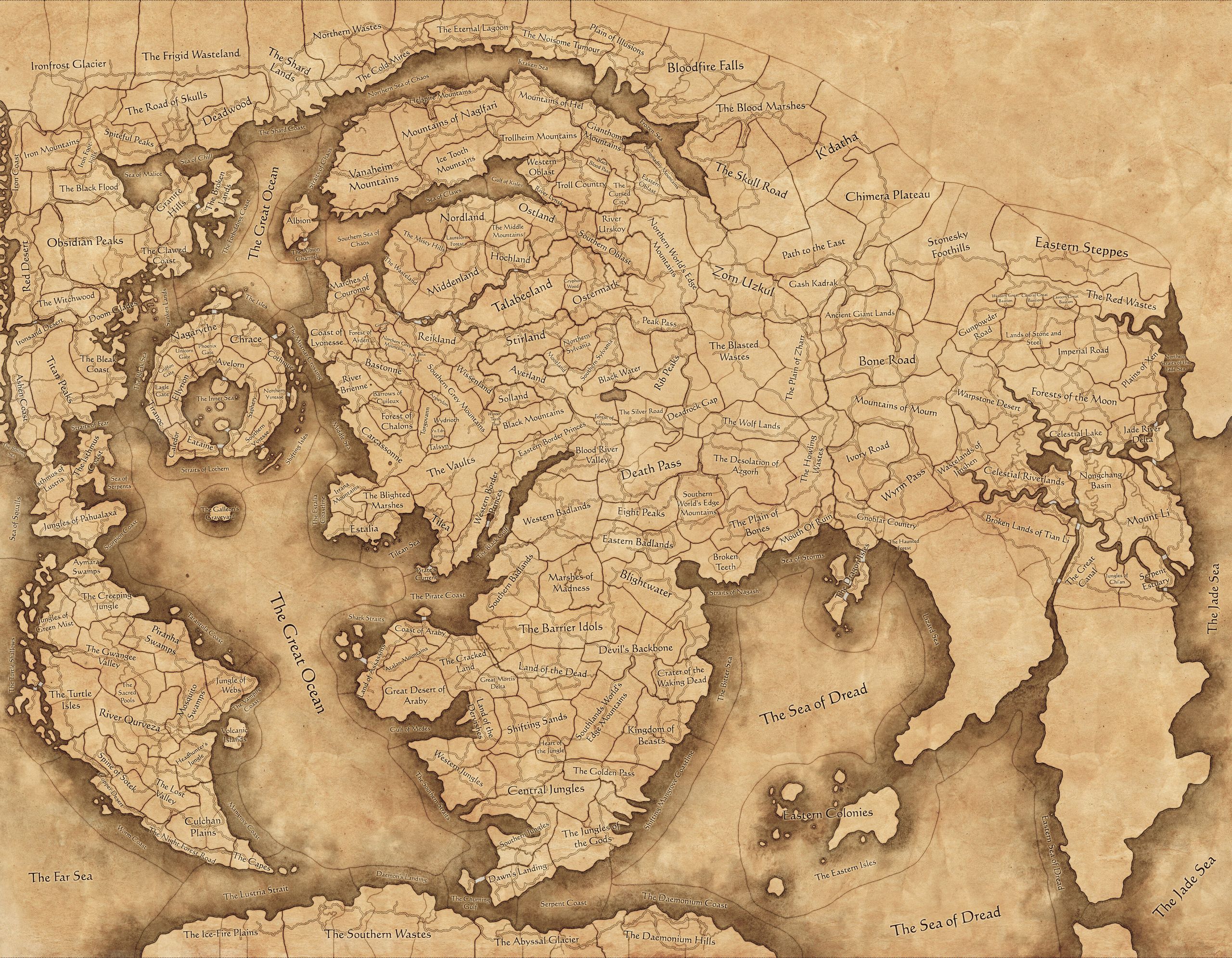 Here's Total War: Warhammer 3's shockingly large Immortal Empires map ...
