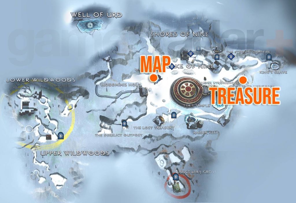 All God of War Ragnarok buried treasure map locations | GamesRadar+