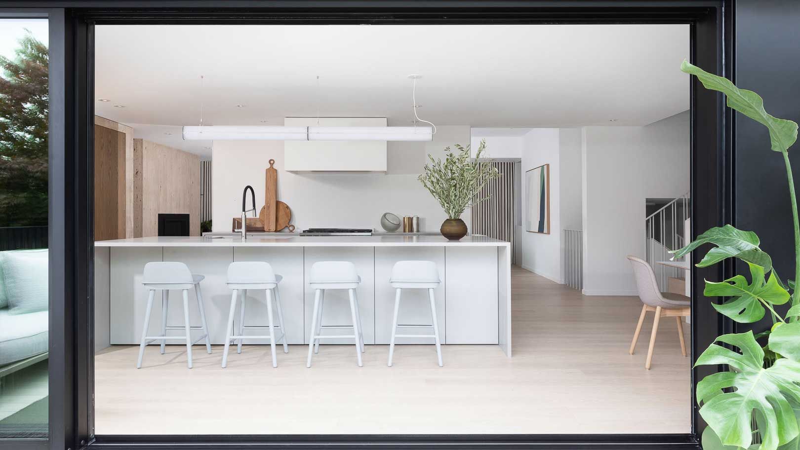 A split level home has gone from cramped and dated to spacious and ...