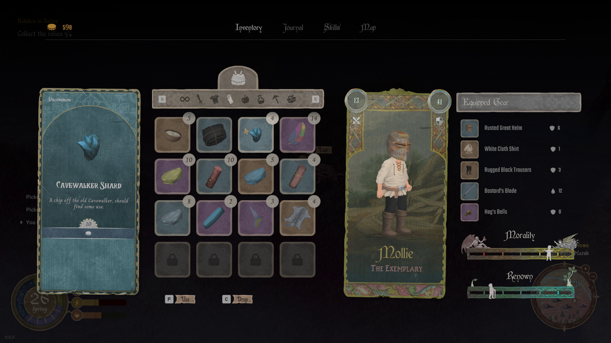 I tried to live out my cosy medieval peasant fantasy in Mirthwood but kept dying from starvation ...