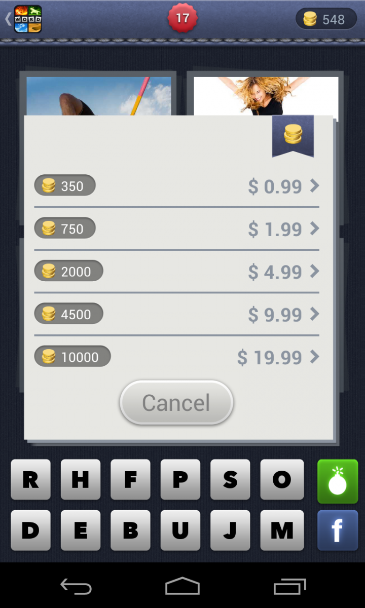 4 Pics 1 Word: countless time spent playing this game | Android Central