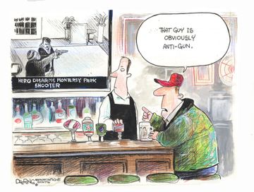 7 cartoons about gun violence in America | The Week