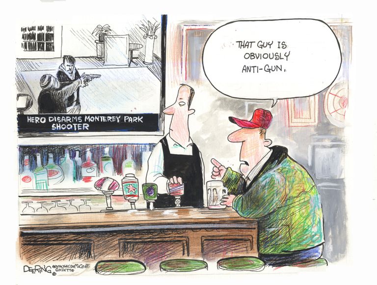 7 cartoons about gun violence in America | The Week