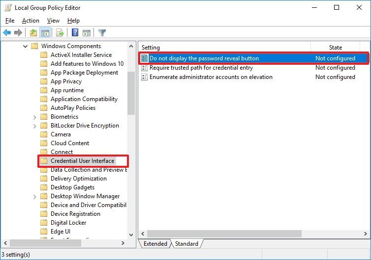 How to disable the Password Reveal button on the Sign-in screen on ...