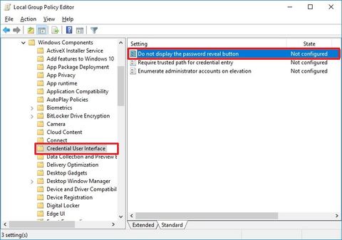How to disable the Password Reveal button on the Sign-in screen on ...